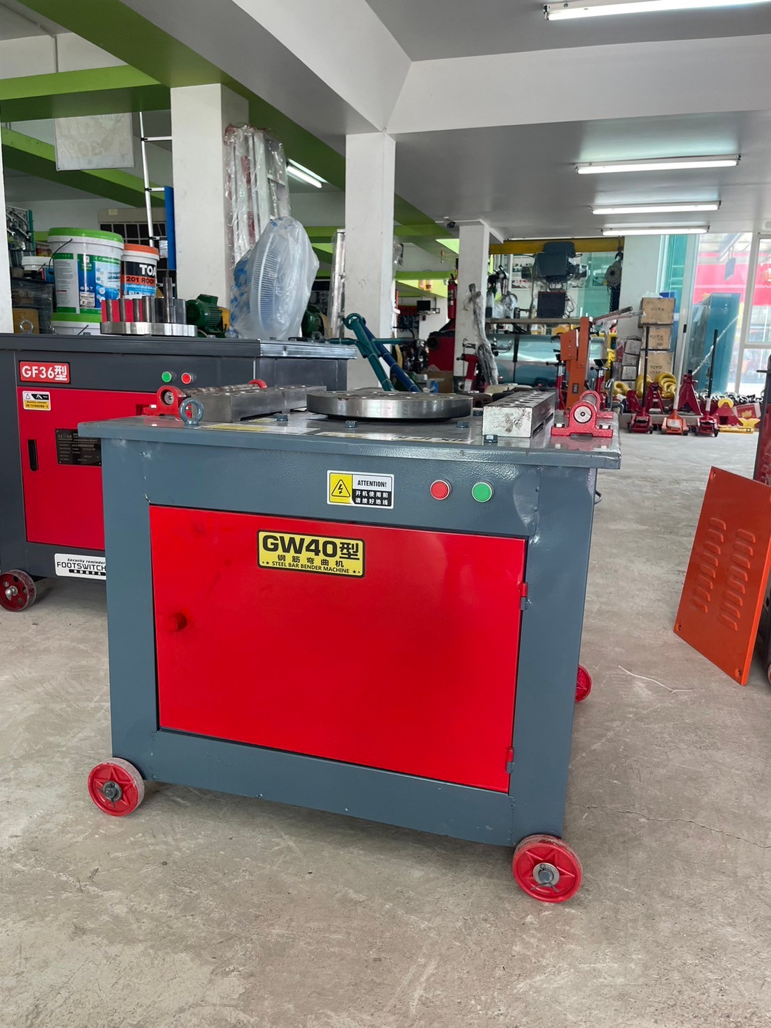 เครื่องดัดเหล็ก Rebar bending Machine รุ่น GW-40 - C.S.B. MACHINE GROUP จำหน่ายเครื่องมือ ...