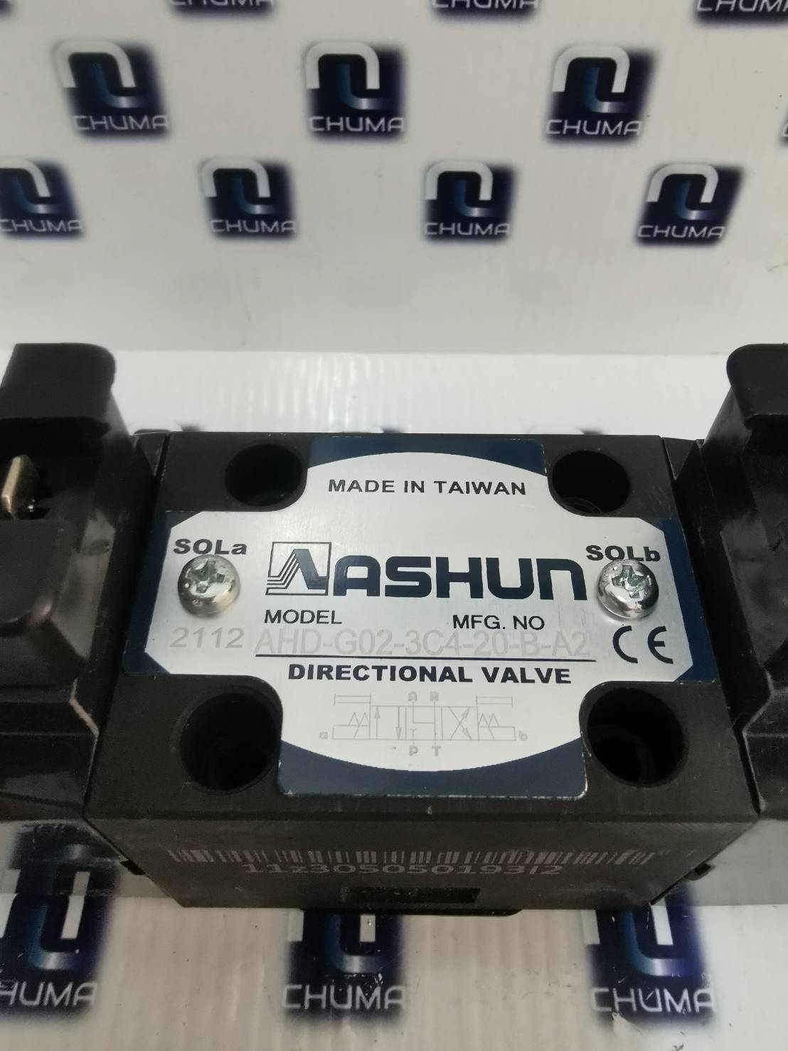 Ashun, Directional Valve, AHD-G02-3C4-20-B-A2 - อุปกรณ์โรงงานอุตสาหกรรมทุกยี้ห้อ : Inspired by ...