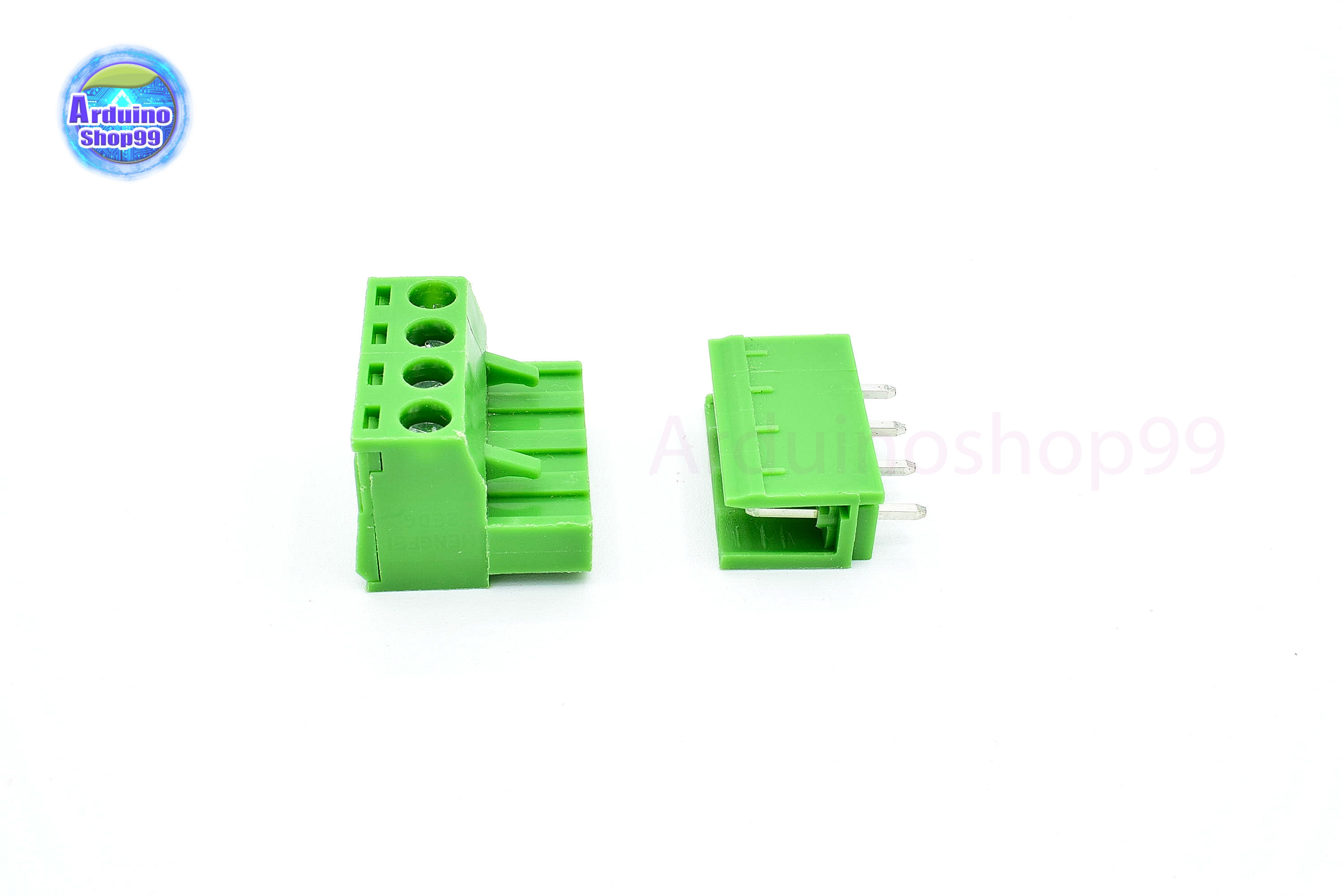 Terminal Block PCB connector 4P / 2EDGK 5.08mm plug-in ( 1 ชุด ผู้+เมีย ) - Arduinoshop99 ...