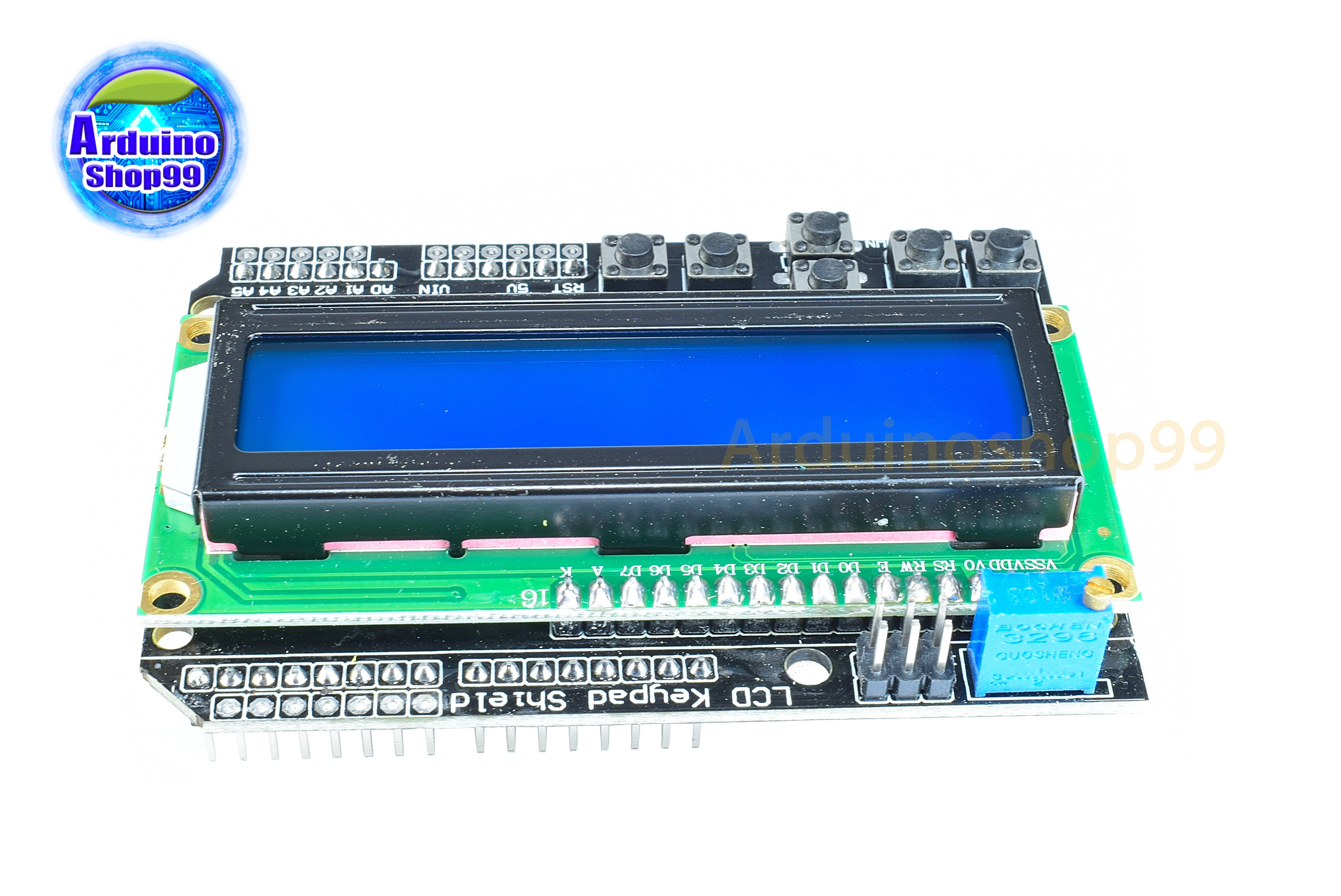 Lcd1602 Character Lcd Inputoutput Expansion Board Lcd Keypad Shield 3748
