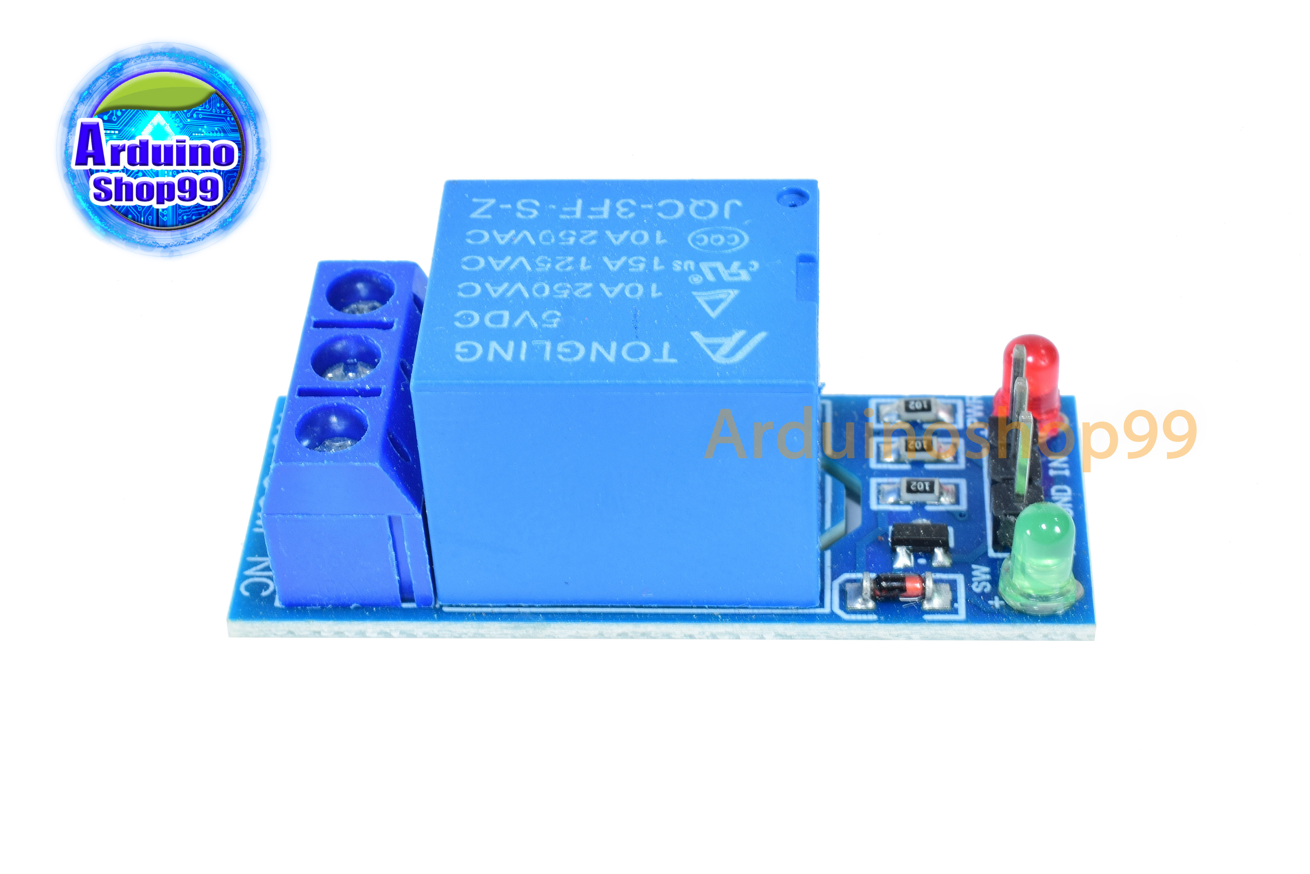 5V 1 channel relay module for Arduino - Arduinoshop99 : Inspired by ...