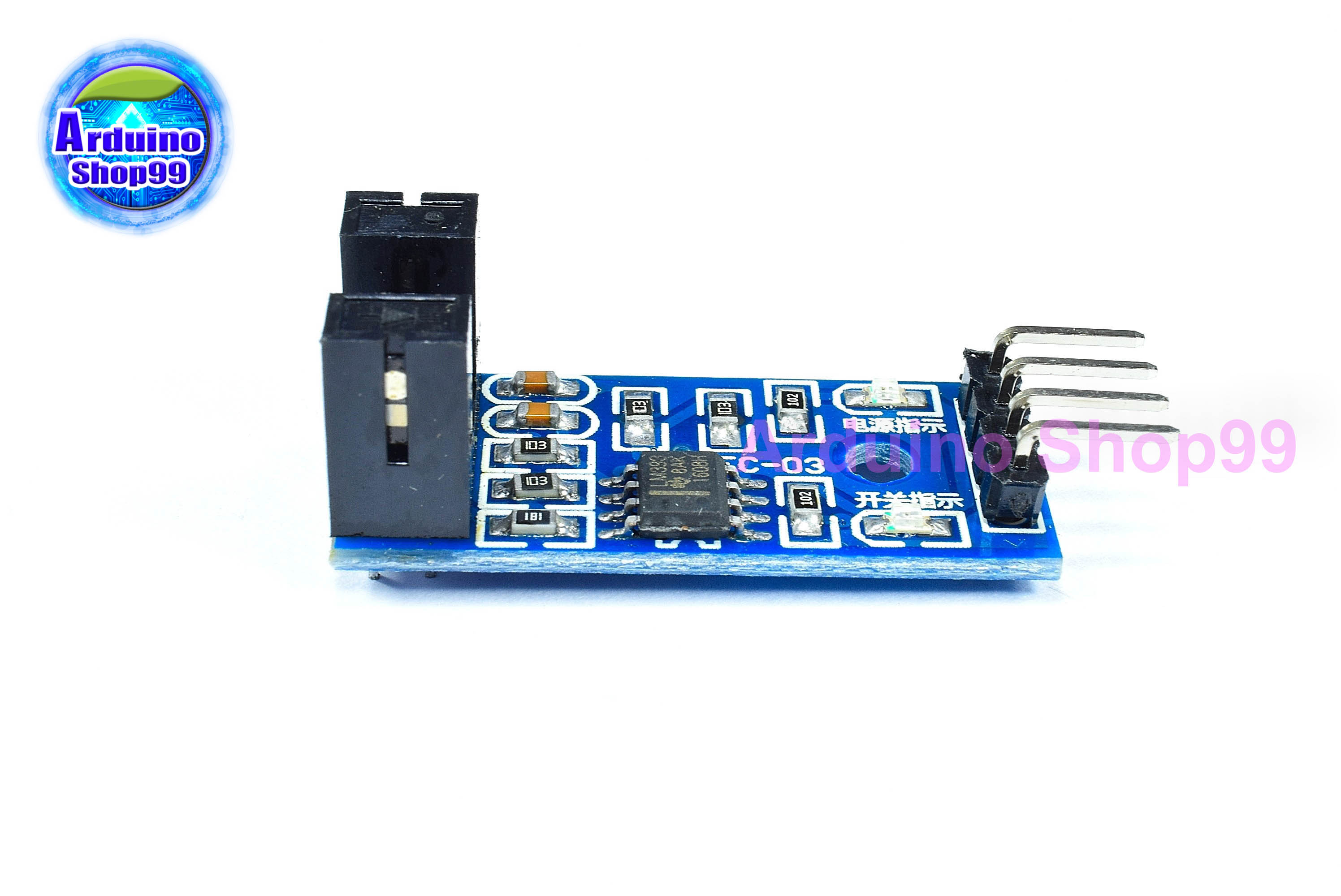 LM393 Comparator IR Speed Sensor Module (FC-03) - Arduinoshop99 ...