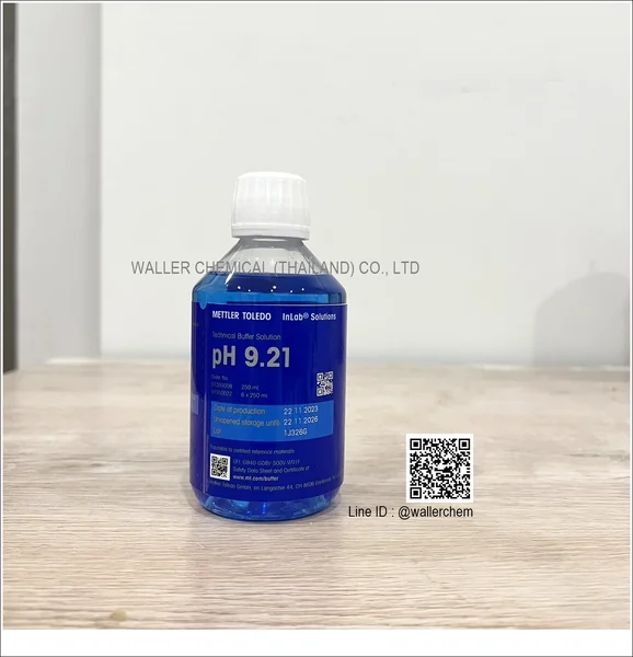 pH Buffer Solution 9.21-250ml Mettler toledo - อุปกรณ์วิทยาศาสตร์, เครื่องเเก้ววิทยาศาสตร์