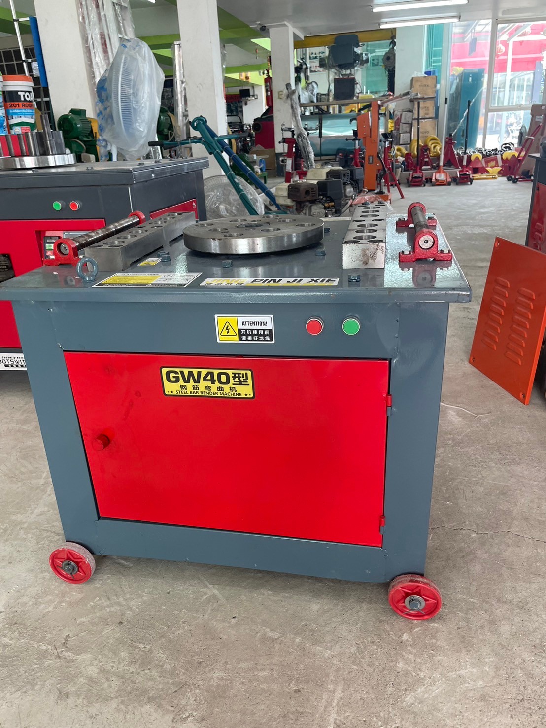 เครื่องดัดเหล็ก Rebar bending Machine รุ่น GW-40 - C.S.B. MACHINE GROUP จำหน่ายเครื่องมือ ...
